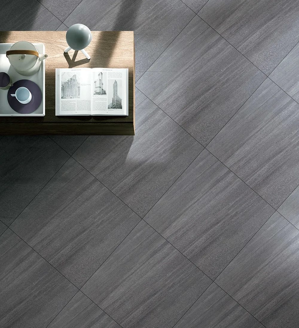 Dark gray matte rustic ceramic Floor tile Bathroom wall floor porcelain ...