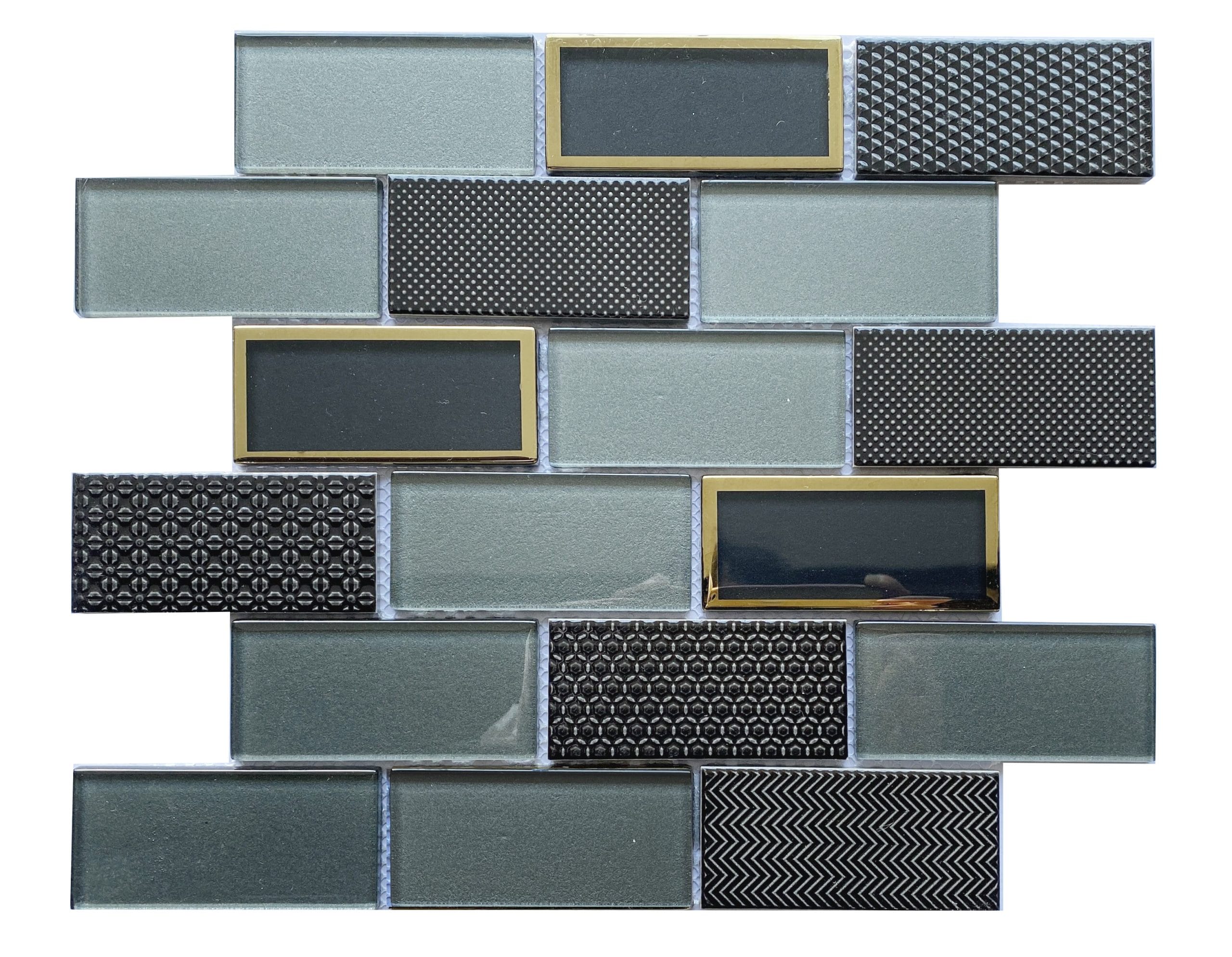 Mixed Material Mosaic Tiles for Outdoor Patios Create Unique Designs ...